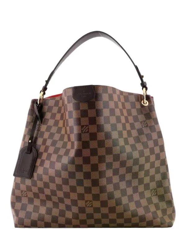 LOUIS VUITTON Graceful Handbag Damier Hobo Bag - Brown