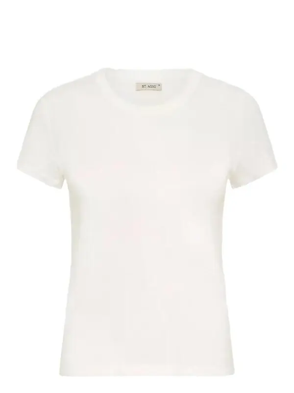 ST. AGNI Organic Cotton T-shirt - Neutrals