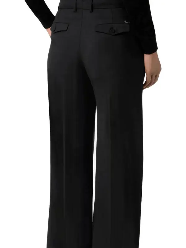 Paul & Shark Wide Leg Palazzo Pants - Black