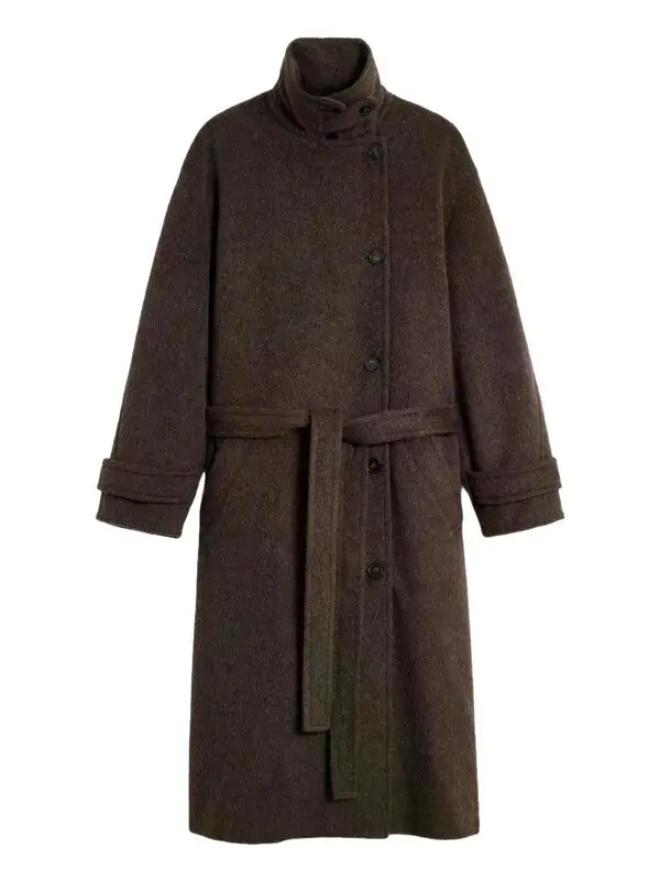 Soeur Jules Belted Coat - Brown