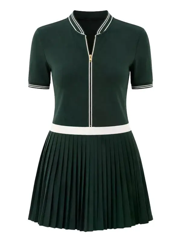 Varley Lainey Court Mini Dress - Green
