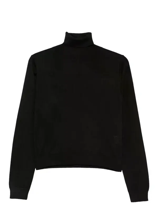 DANIELE FIESOLI Turtleneck Merino-wool Sweater - Black