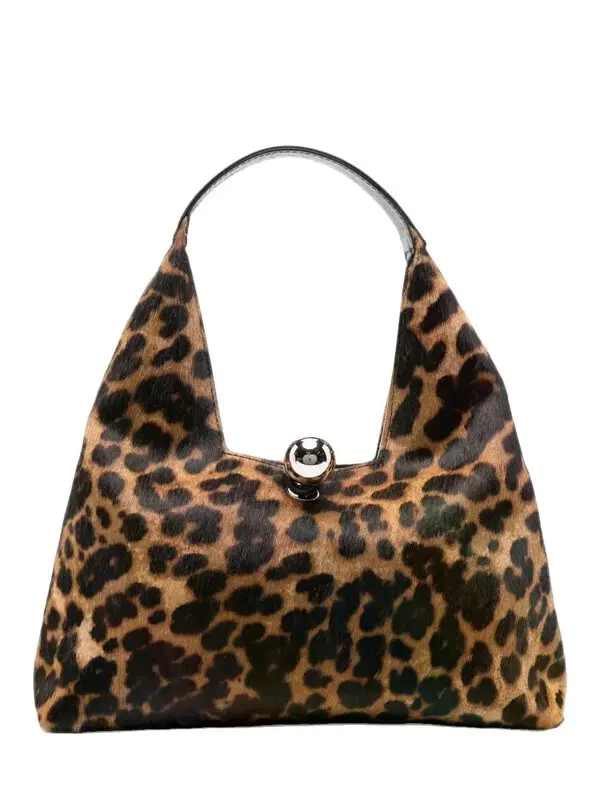 Marni Leopard-print Trapeze Tote Bag - Brown