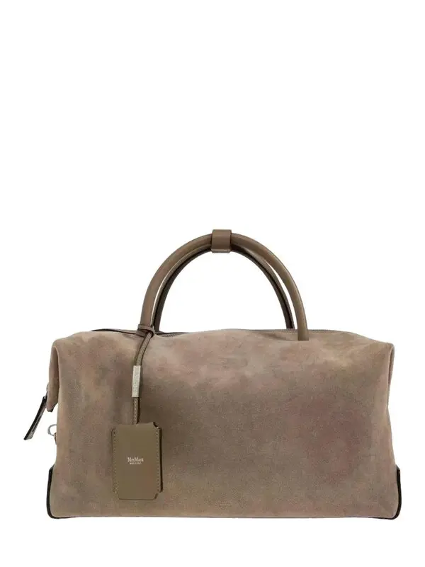 Max Mara Suede Tote Bag - Neutrals