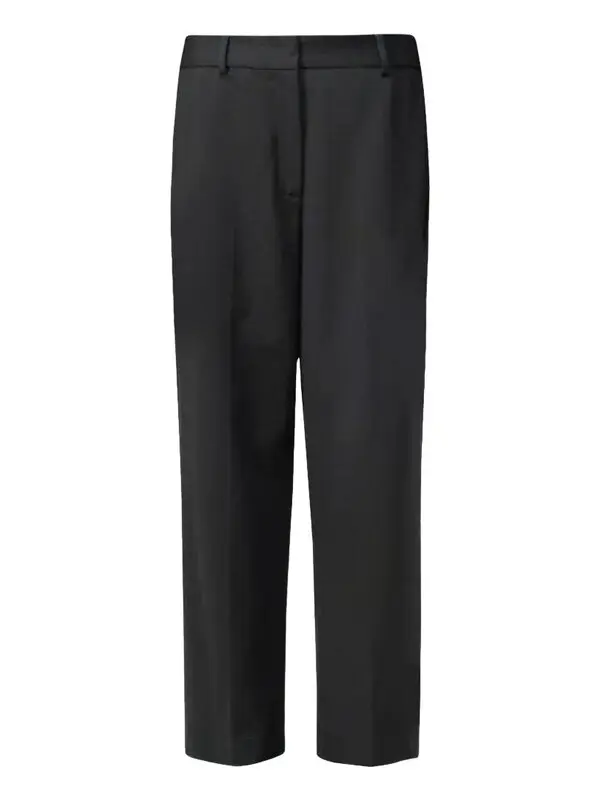 Liviana Conti Belt-loop Tailored Trousers - Black