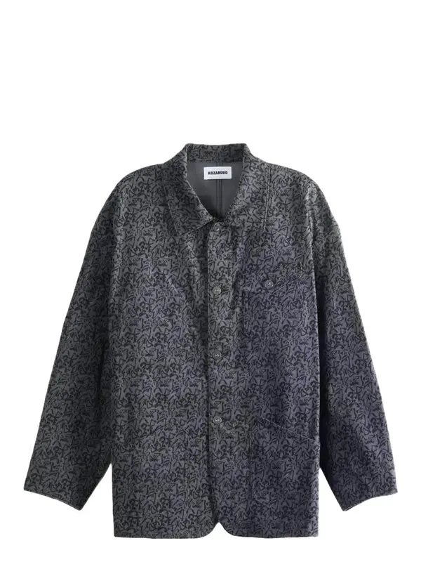 KOZABURO Corduroy Shirt Jacket - Grey