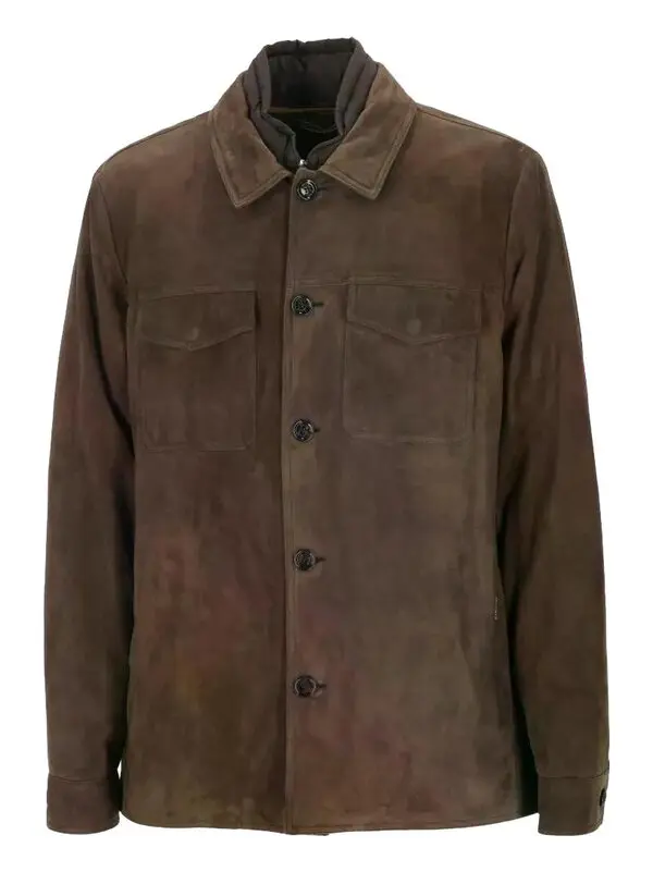 MOORER Torquato-tz Button-fastening Jacket - Brown