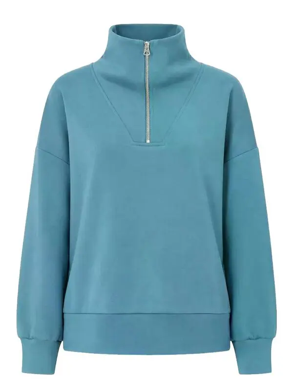 Varley Hawley Half-zip Sweater - Blue