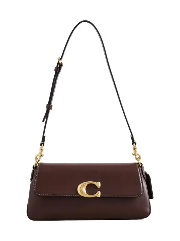 COACH Refined Calf Leather Jet Shoulder Bag - Maple