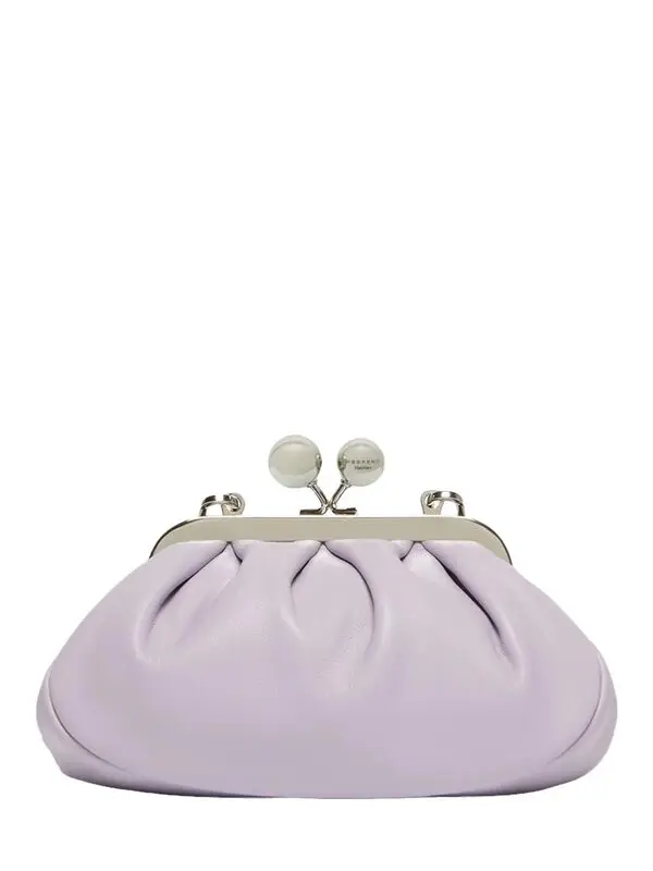 Max Mara Extra-small Pasticcino Bag In Shiny Sheepskin - Lavender