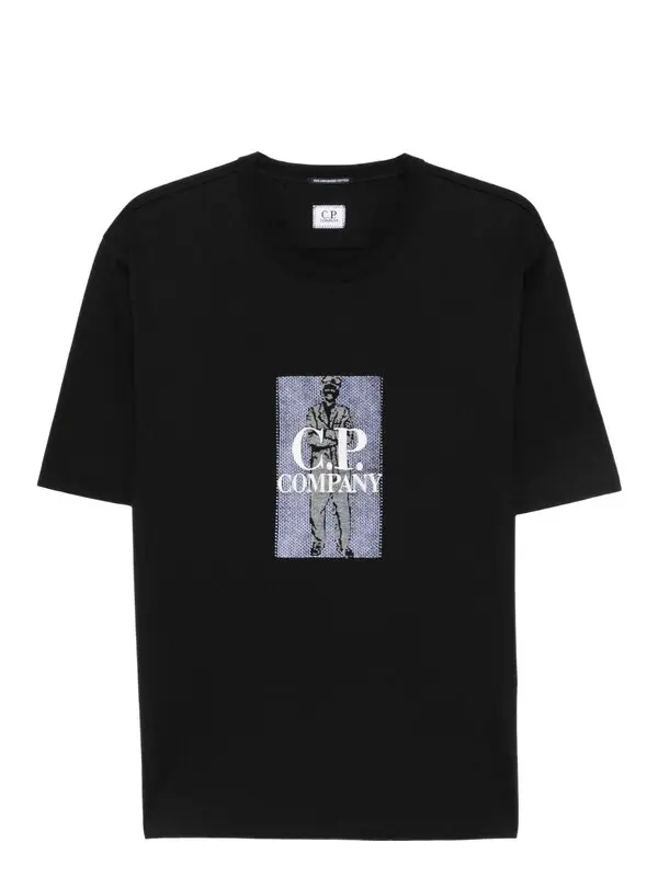 C.P. COMPANY Short-sleeved T-shirt - Black
