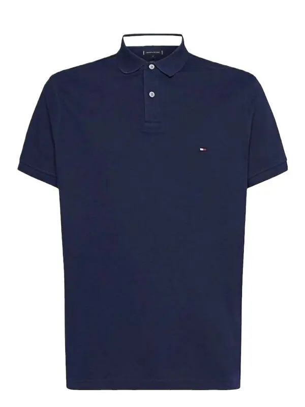 Tommy Hilfiger Lapel Polo Shirt - Blue