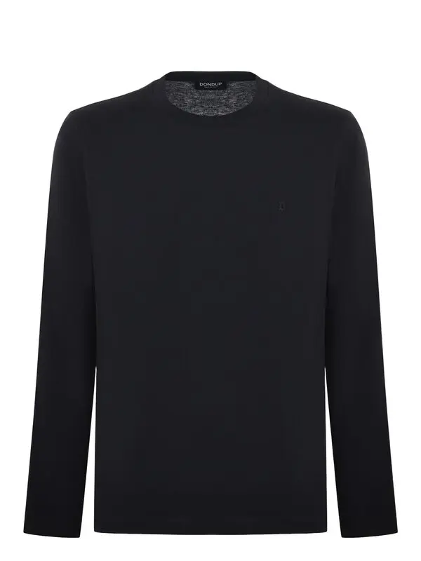 DONDUP Ribbed Crewneck T-shirt - Black