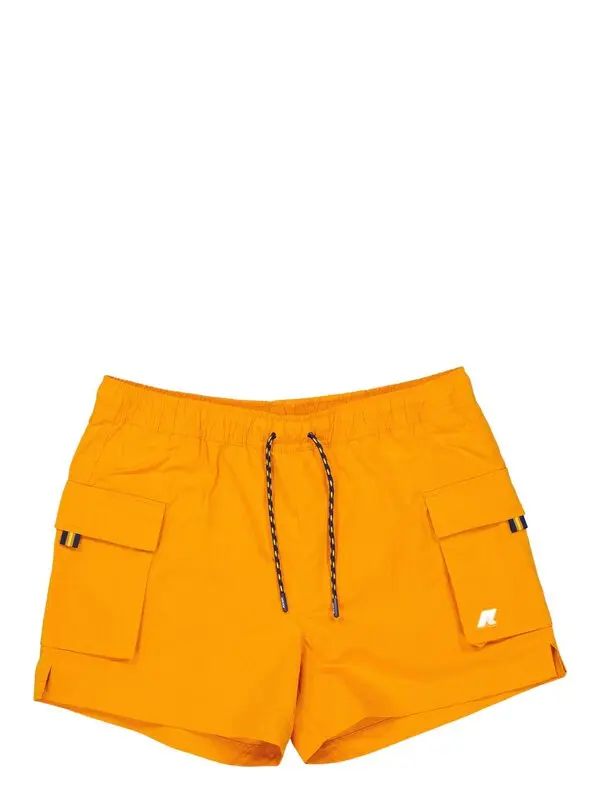 K-WAY Mellow Cargo Swim Shorts - Orange