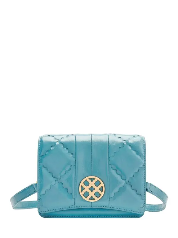 ORANGE CUBE Mosaic Diamond Crossbody Bag Sky - Blue