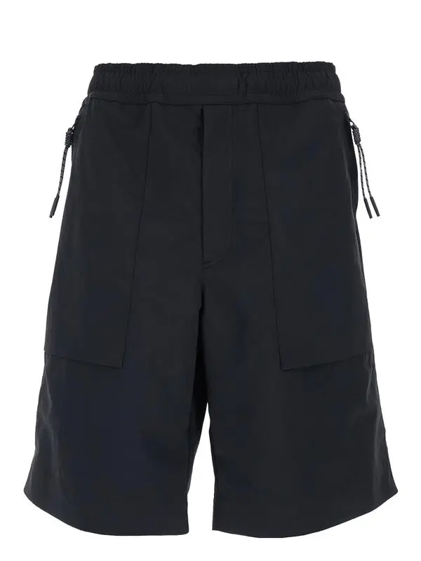 Moncler Tech Fabric Bermuda Shorts - Black
