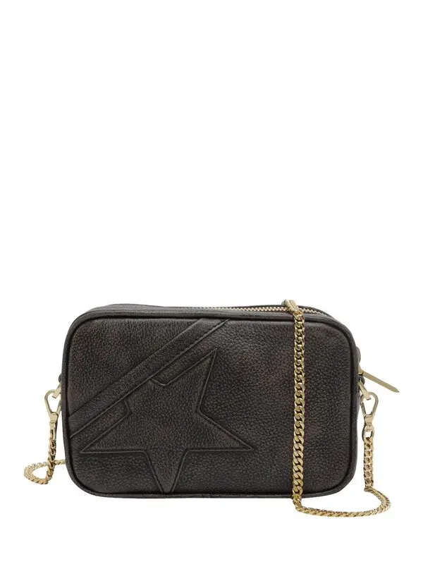 GOLDEN GOOSE Mini Star Crossbody Bag - Brown