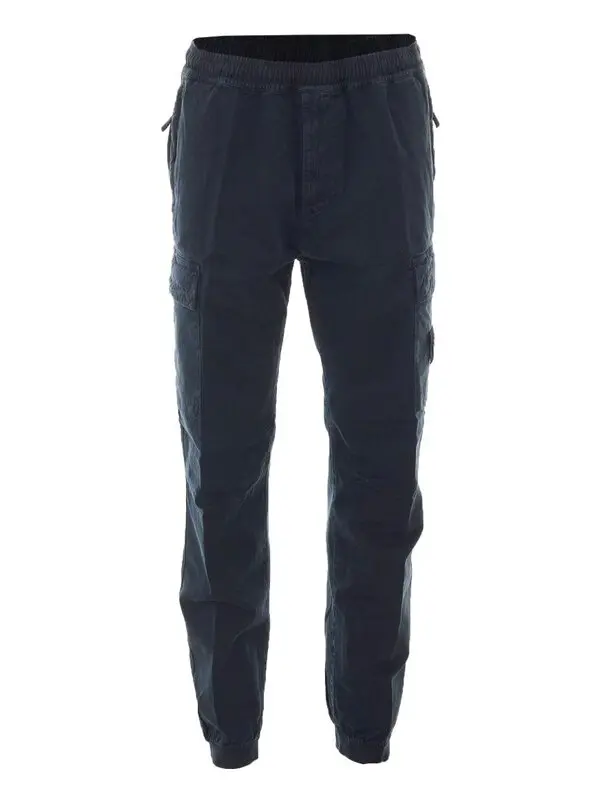 Stone Island Logo Track Pants - Blue