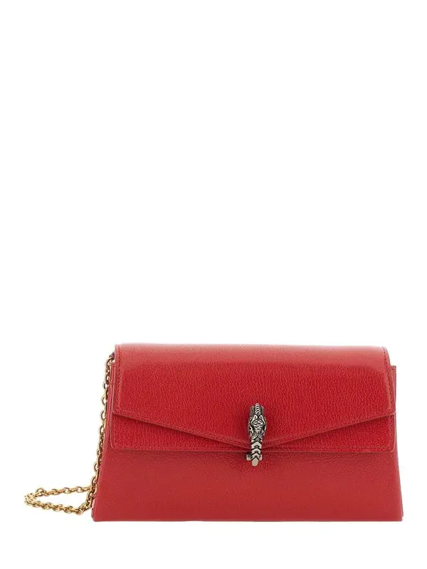 Gucci Dionysus Small Shoulder Bag With Removable Chain Strap - Red