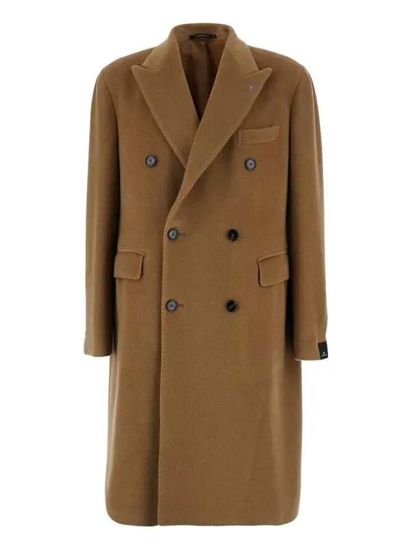 Tagliatore Wool Double-breasted Coat - Cream