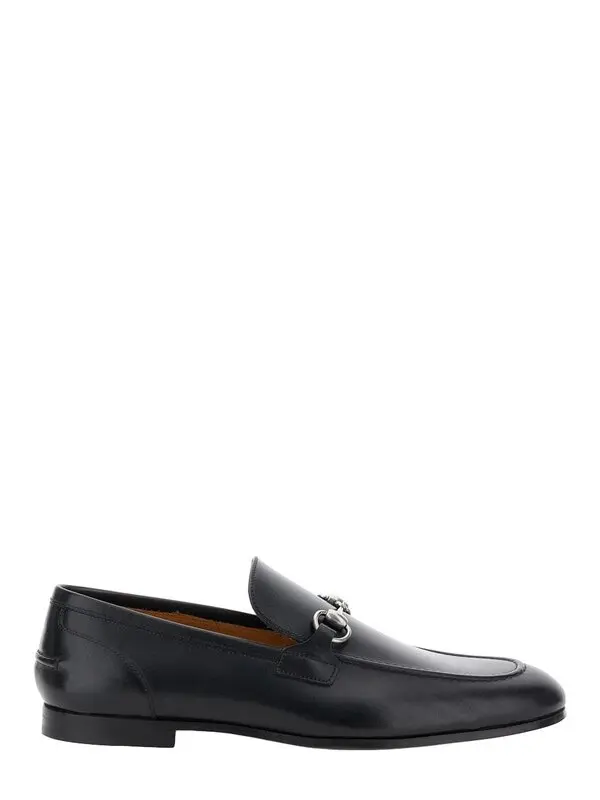 Gucci Leather Jordan Loafers - Black