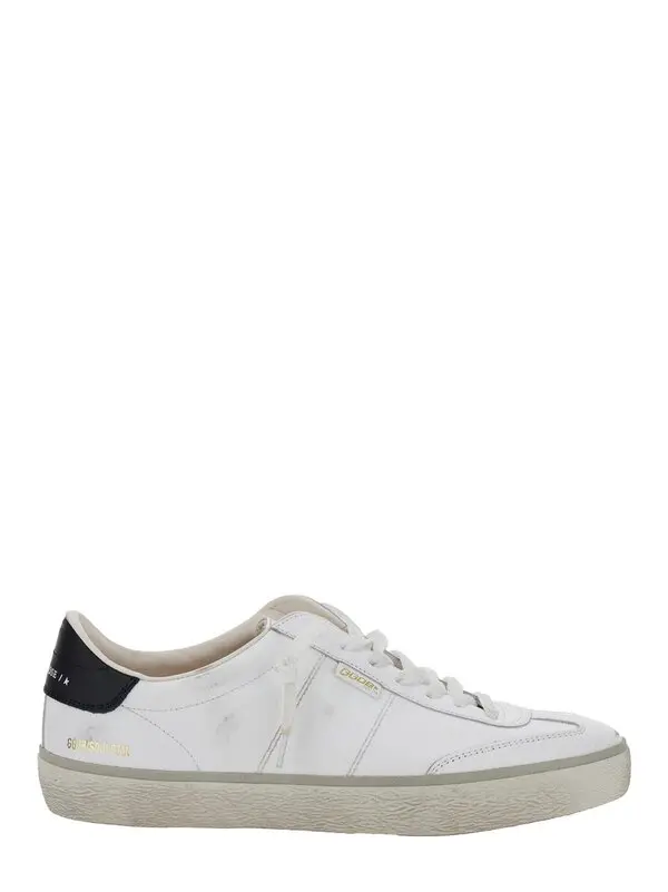 GOLDEN GOOSE Soul-star Leather Low Top Sneaker - White