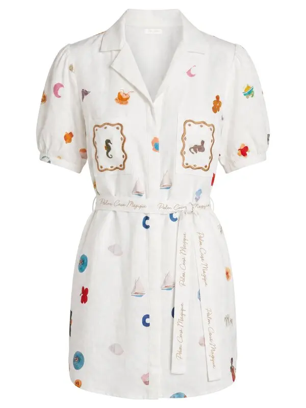 PALM COLLECTIVE Magique Dress - White