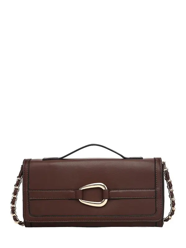 MKF COLLECTION - J'OMOR Arlena Crossbody Bag Coffee - Brown