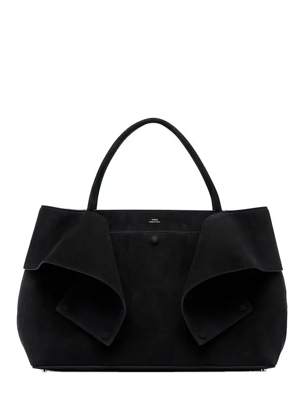 TOTEME Mercer Large Leather Tote Bag - Black