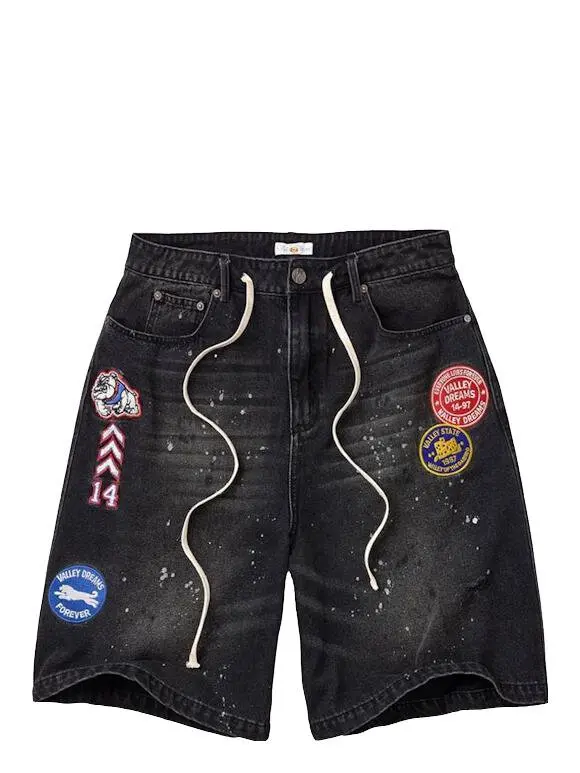 VALE FOREVER Paradise Jorts - Black