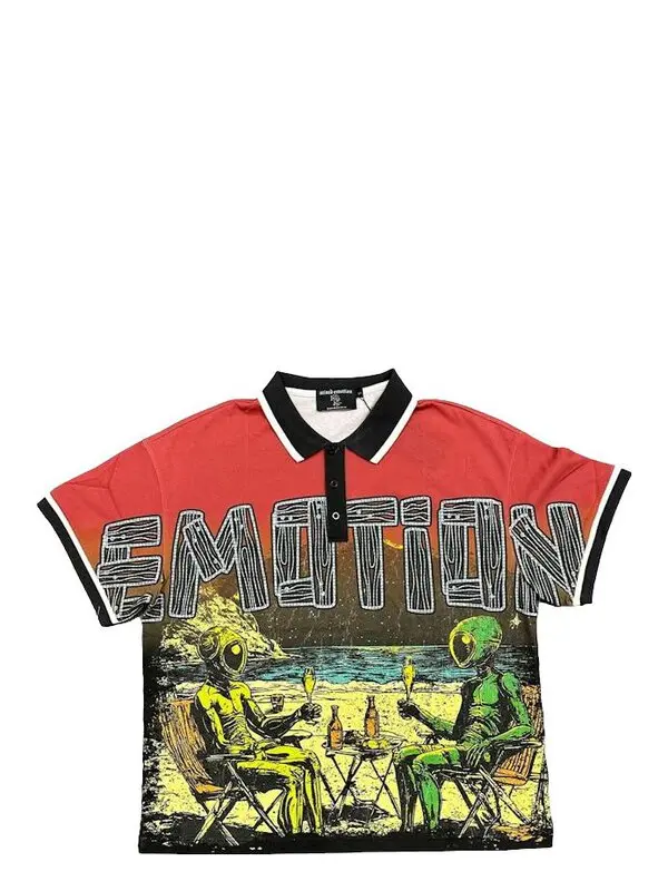 Mixed Emotion Paradise Shirt - Red