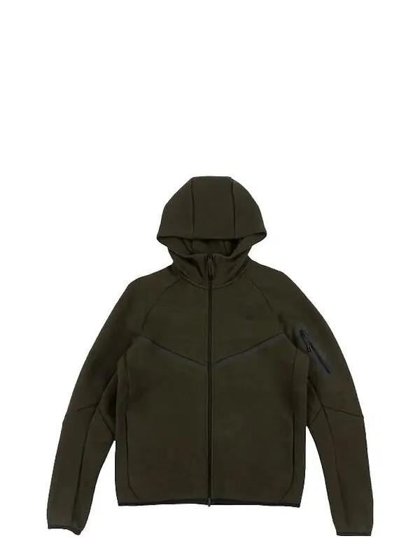 Nike Tech Fleece Fullzip Windrunner Hoodie - Olive