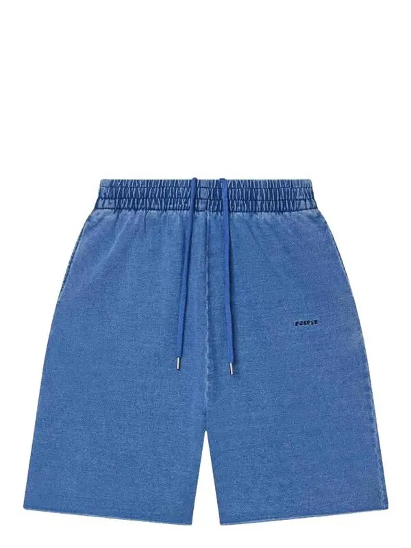 PURPLE BRAND Knit Jersey Shorts - Blue