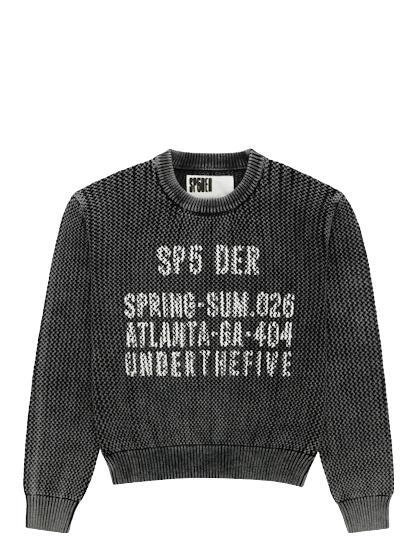 SP5DER Underthefive Sweater - Black