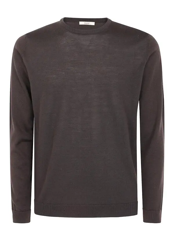 NUUR Sweater Long Sleeves "263myb01001 08 Dark - Brown
