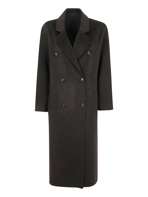 Loulou De Saison Coat Double Breasted "irvin - Brown