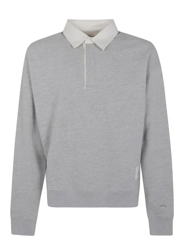 WOC Lincoln Polo Neck Sweater - Gray