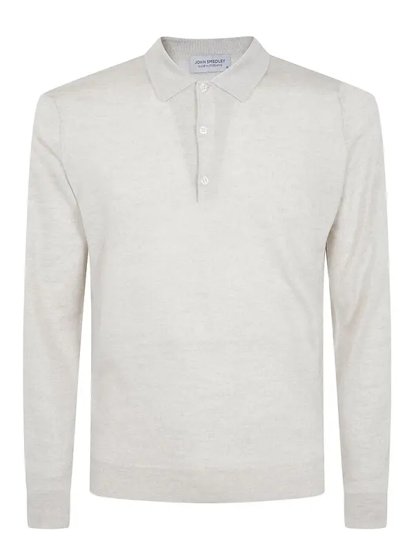 John Smedley Shirt Long Sleeves "belper - Gray