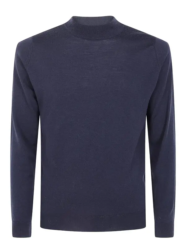John Smedley Sweater Turtleneck "harcourt - Blue