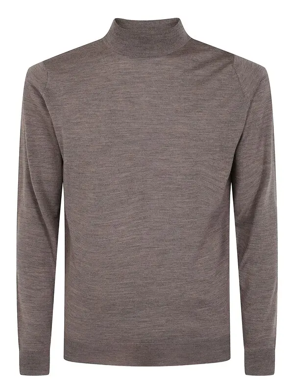 John Smedley Sweater Merino Wool "harcourt - Brown