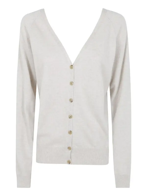 LISA YANG Sweater Knitted Cashmere "jiani - White