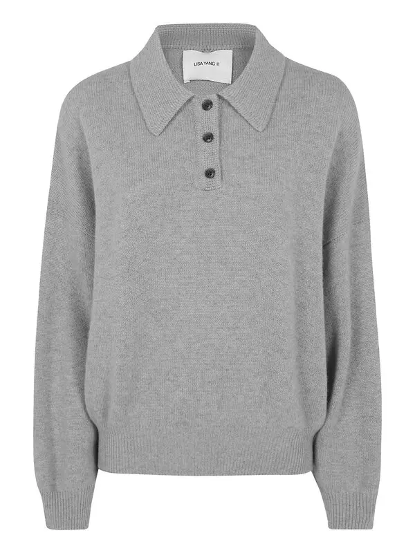 LISA YANG Sweater Cashmere "etta - Gray