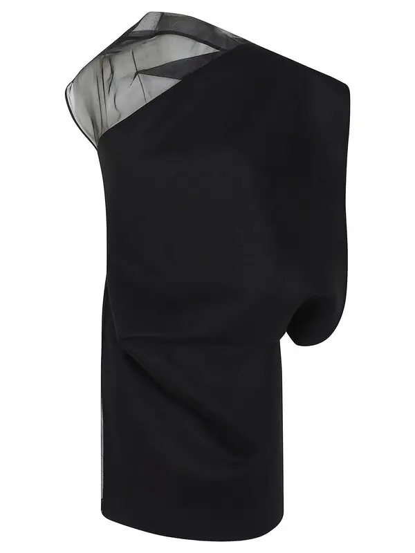 Max Mara Dress Wool 100% "sps Cesto - Black