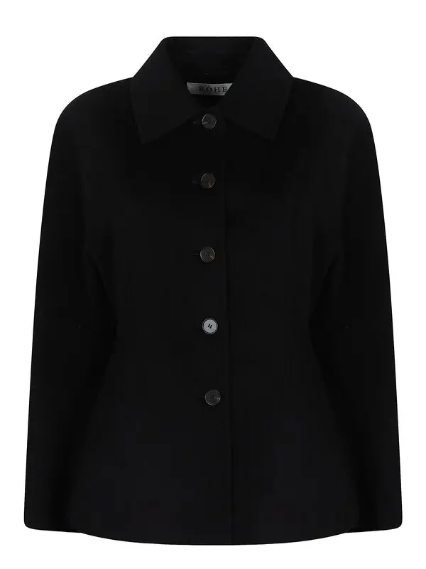 RÓHE Jacket Sculptural "double-faced - Black