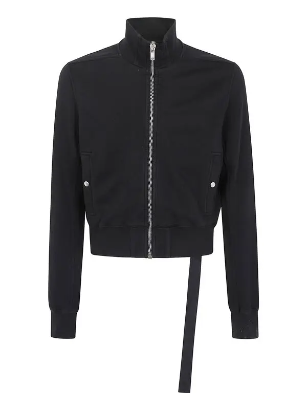 Rick Owens Sweatshirt Full Zip Jacket "rev Track - Black