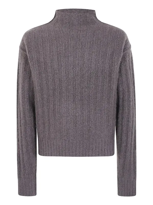 Rick Owens Sweater Cashmere 'turtle Neck - Gray