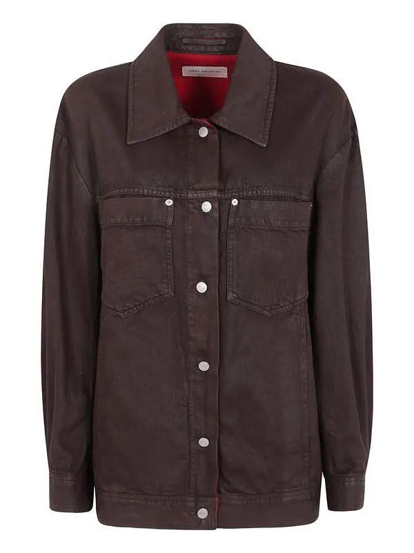 Dries Van Noten Jacket Denim "veca - Red