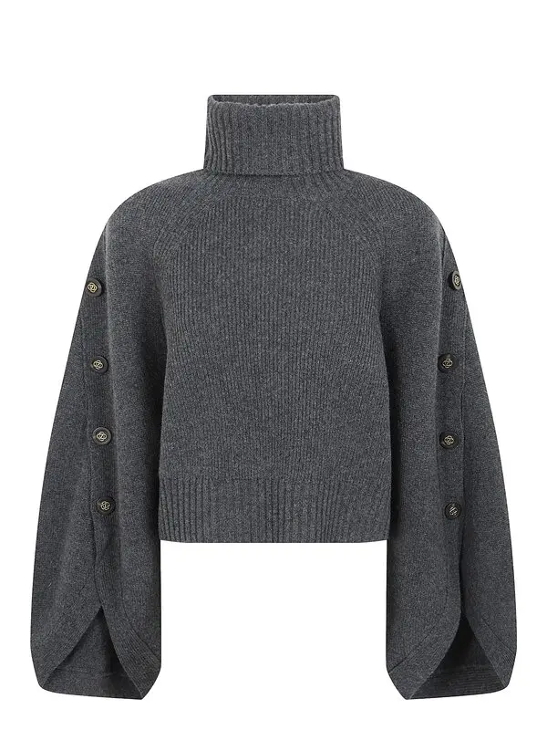 Zimmermann Sweater Buttoned "valiant - Gray