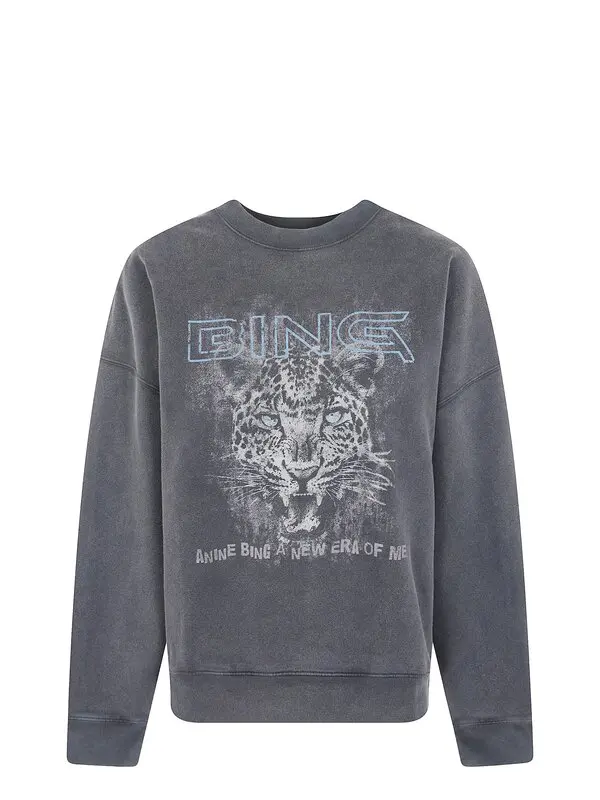 ANINE BING Sweatshirt Main Feature "miles - Black