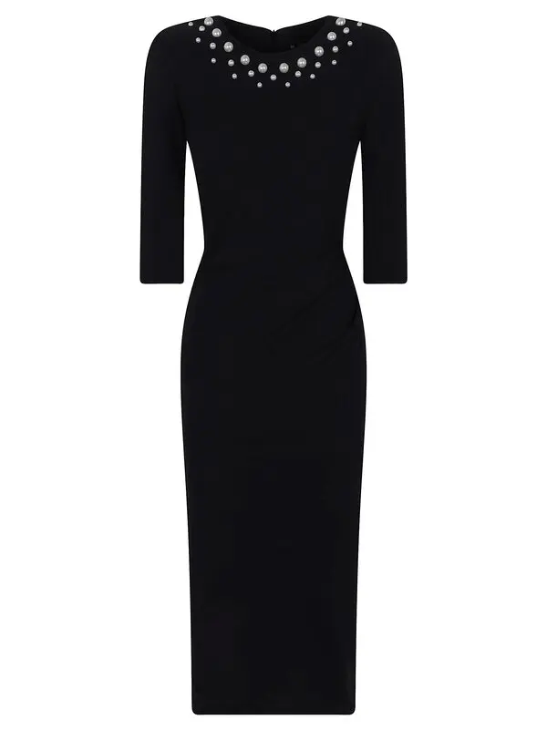 Chiara Boni La Petite Robe Dress Midi Zip "shire - Black
